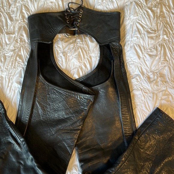 custom made | Pants & Jumpsuits | Custom Made Leather Chaps | Poshmark